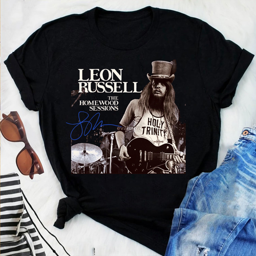 New!! LEON RUSSELL T-shirt Tee Men Short Sleeve All Size S to 5XL | eBay
