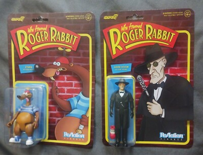 2 Super7 - Who Framed Roger Rabbit ReAction Figure Wave 1 - Stupid ...