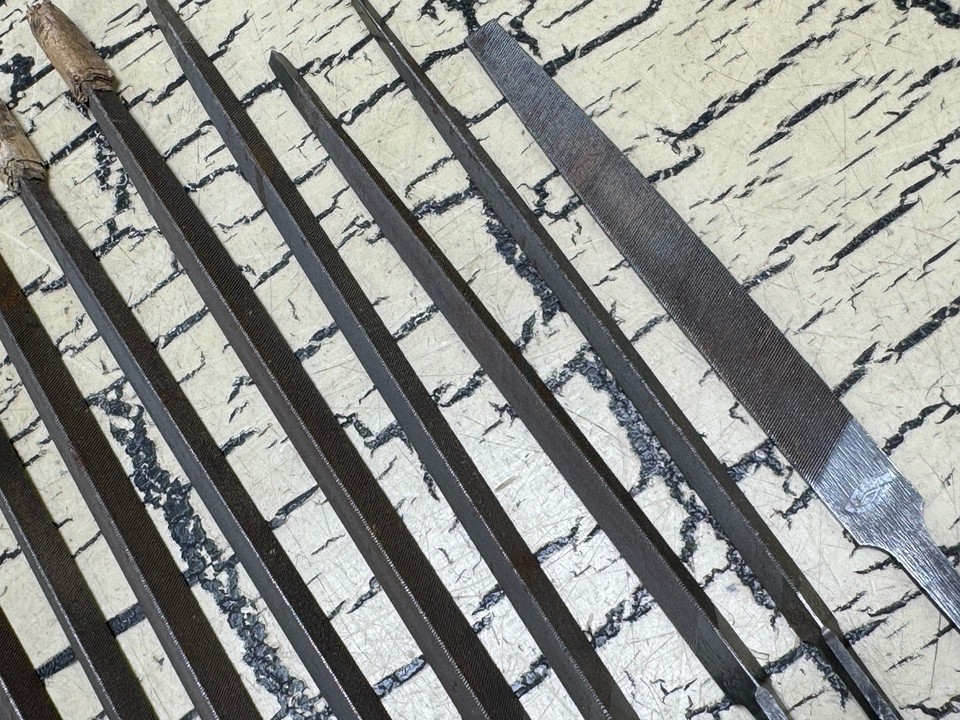 23 Vtg Black Diamond Hand File Tool Mixed Lot USA Flat Triangle Round ...