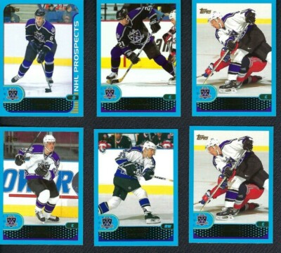 2001 Topps NHL Los Angeles Kings Team Cards, 6 Excellent Condition ...
