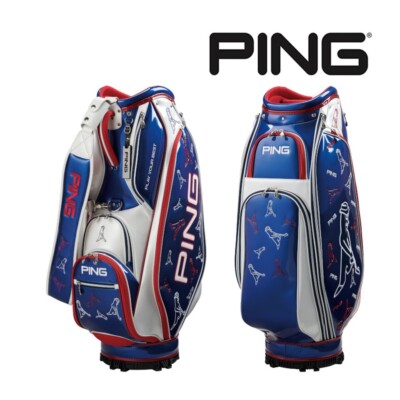PING Golf Men's Cart Caddy Bag MR.PING 9.5 x 47 inch 4kg Tricolor CB ...