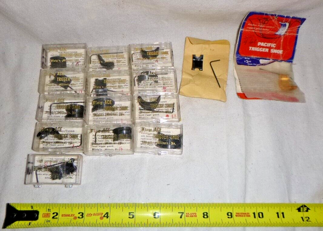 15 Gunsmith Estate Lot FLAIG Ace Trigger Shoe Pacific Gold | eBay