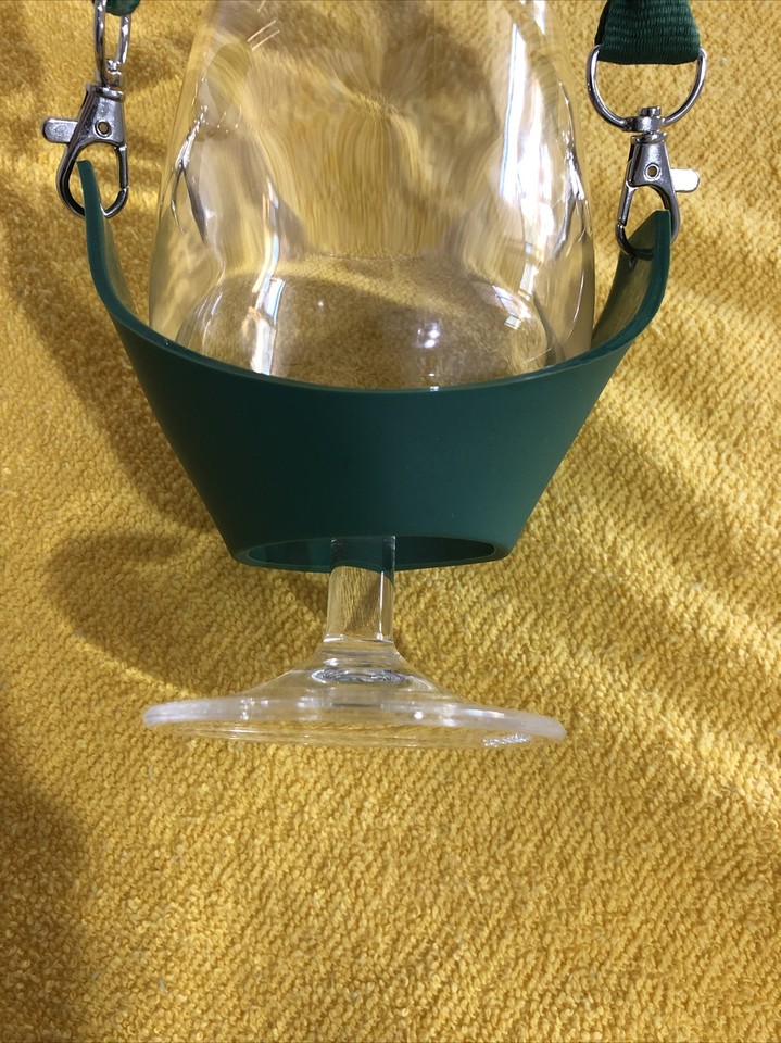 Wine Yoke Glass Holder, Wine Party Time Hand Free Wine Glass Holder ...