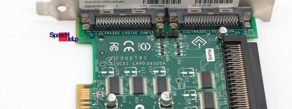 Adaptec ASC-39320A Dual SCSI U320 Wide PCI-X Controller Adapter ...