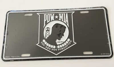 POW MIA License Plate LP0626 | eBay