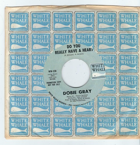 Soul - Dobbie Gray WHITE WHALE 330 Do you really have a heart ♫ 1969 ...