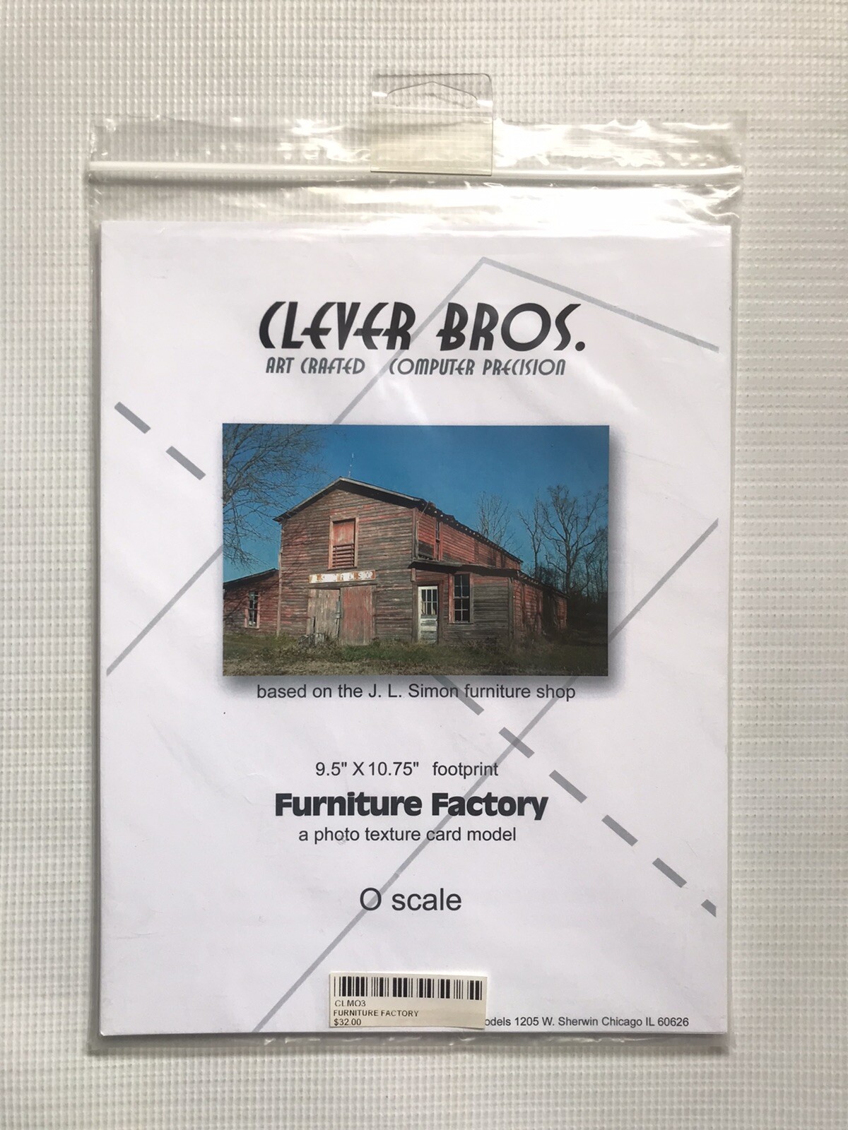 Clever Models O Scale Paper Model Kits Lot Quonset Hut And 2 Furniture ...