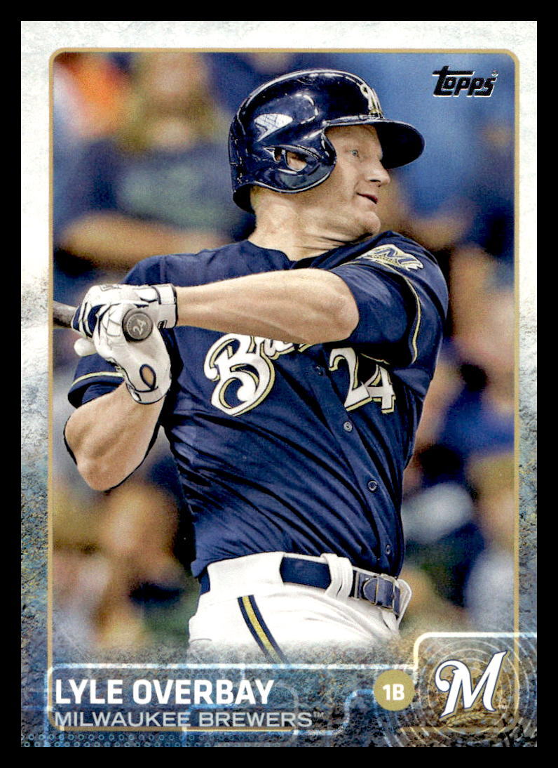 2015 Topps #57 Lyle Overbay Milwaukee Brewers | eBay