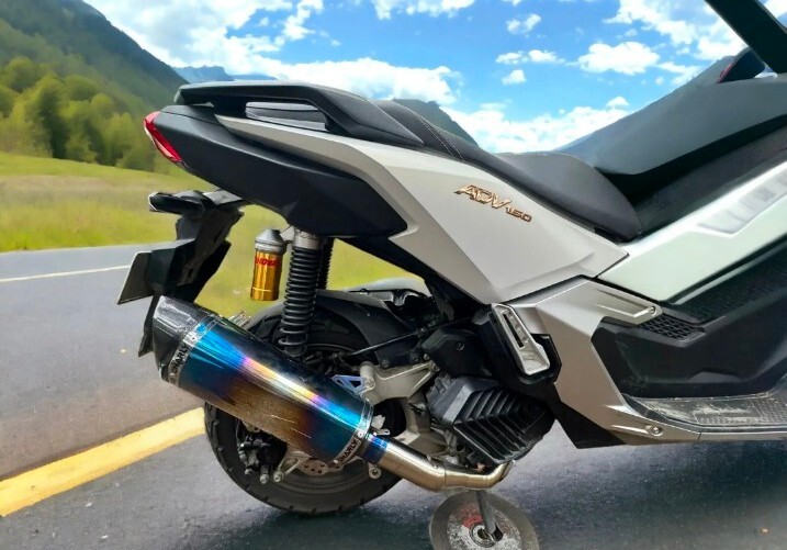 honda adv 160 exhaust Pipes Muffler Full System Fit Fot 2023-2024 | eBay