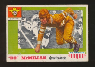 1955 Topps "All-American" Football -#47 BO McMILLAN/McMILLIN (Centre ...