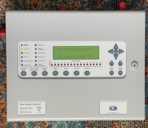 Kentec Syncro Addressable Fire Alarm Panel, 1 Loop (Argus Vega Protocol ...