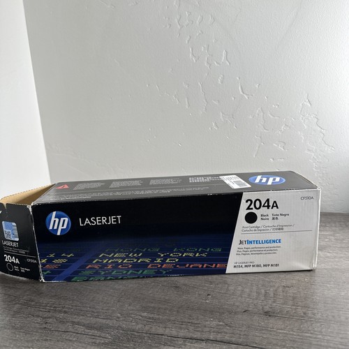 HP 204A (CF510A) BLACK Original LaserJet Toner Cartridge | eBay