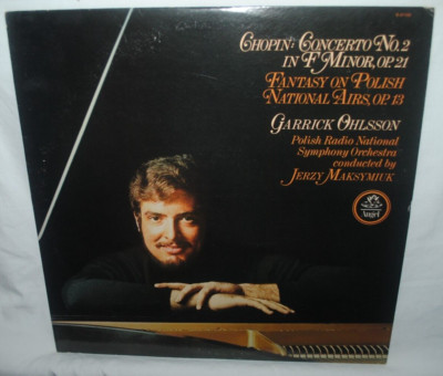 Garrick Ohlsson, CHOPIN: CONCERTO NO. 2, LP record, Angel S-37180, NM ...