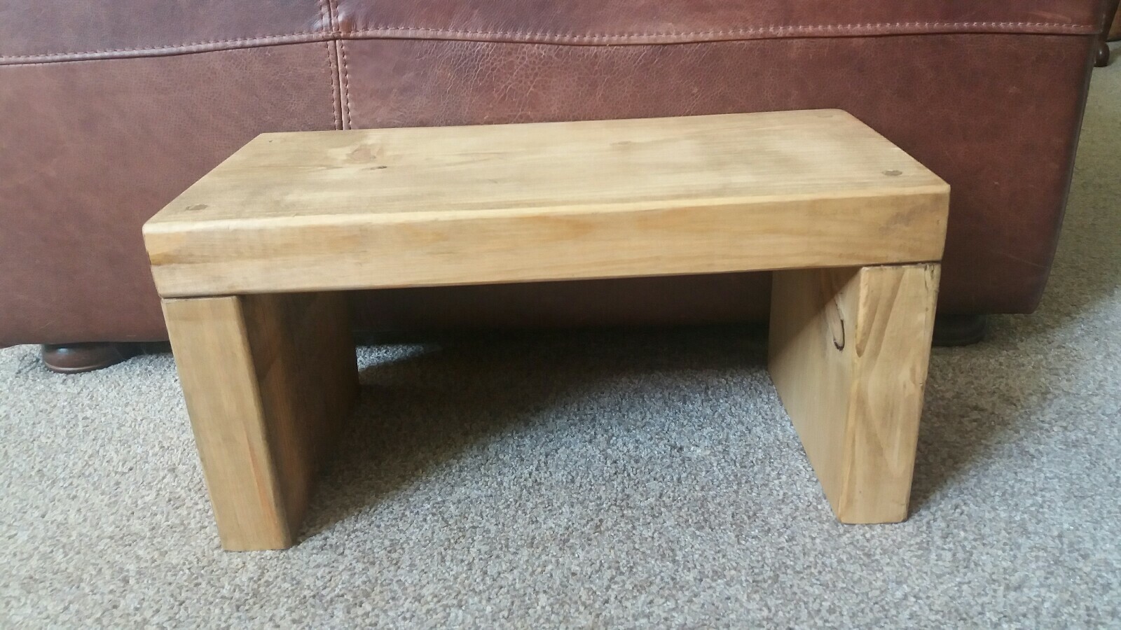 Pair Of LONG Side Table (low table) light oak | eBay UK