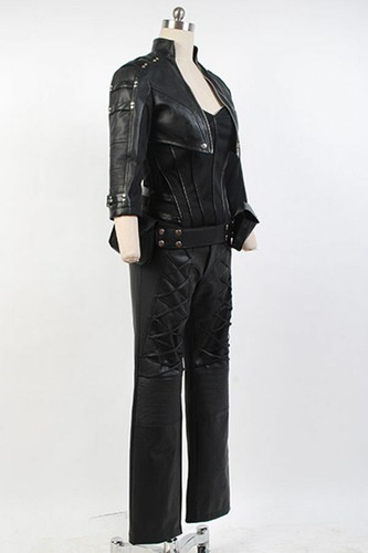 Green Arrow Black Canary Sara Laurel Lance Costume Cosplay Leather ...