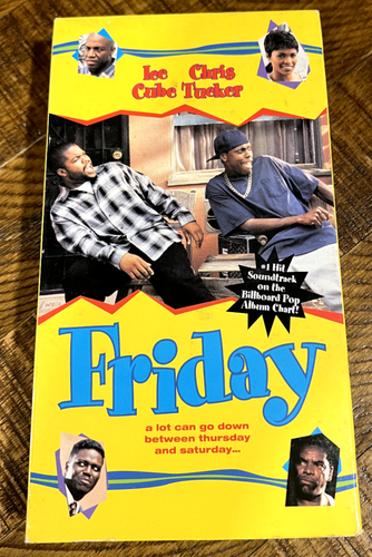 Friday VHS Tape 1995 Movie Ice Cube Chris Tucker - Turner Video *FREE ...