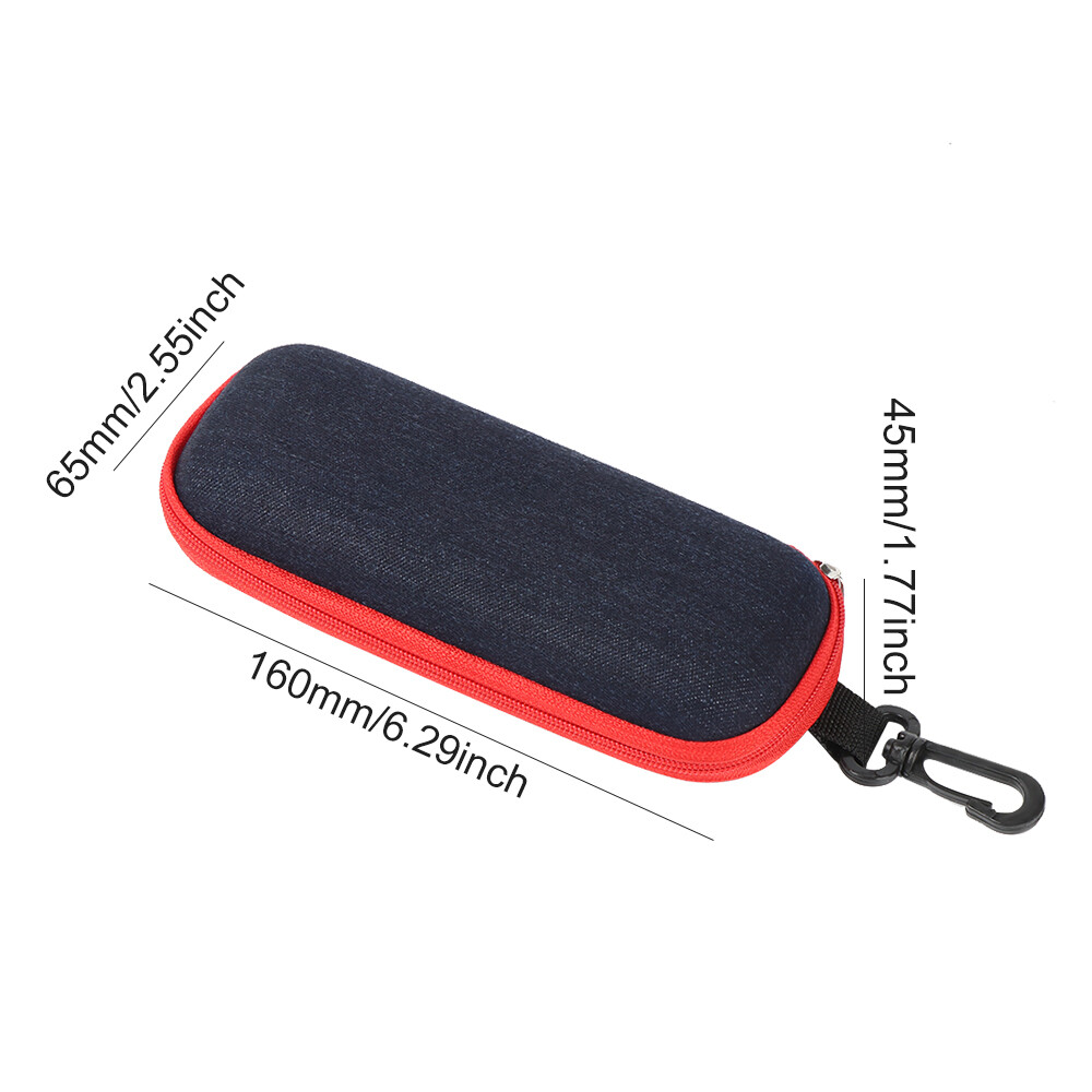 Care Bag Glasses Case Eyewear Protector Zipper Glasses Case Hard ...