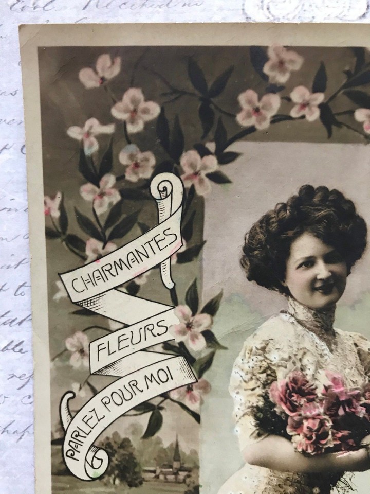 Beautiful Lady Glamour French Fashion Original Vintage Postcard | eBay