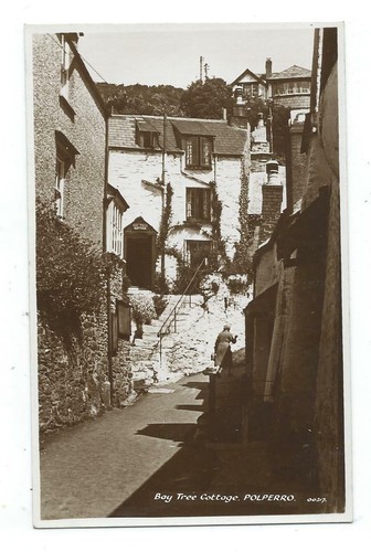 Cornwall Polperro Bay Tree Cottage Colling Turner Photos Ltd Postcard c ...