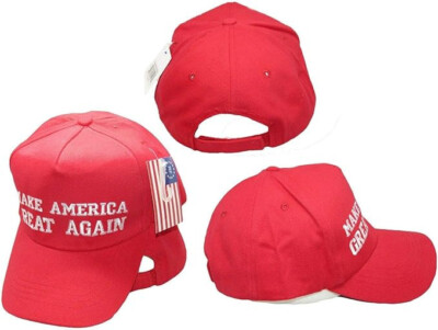 Make America Great Again MAGA RED Hat Donald Trump 2024 2028 Embroidery ...