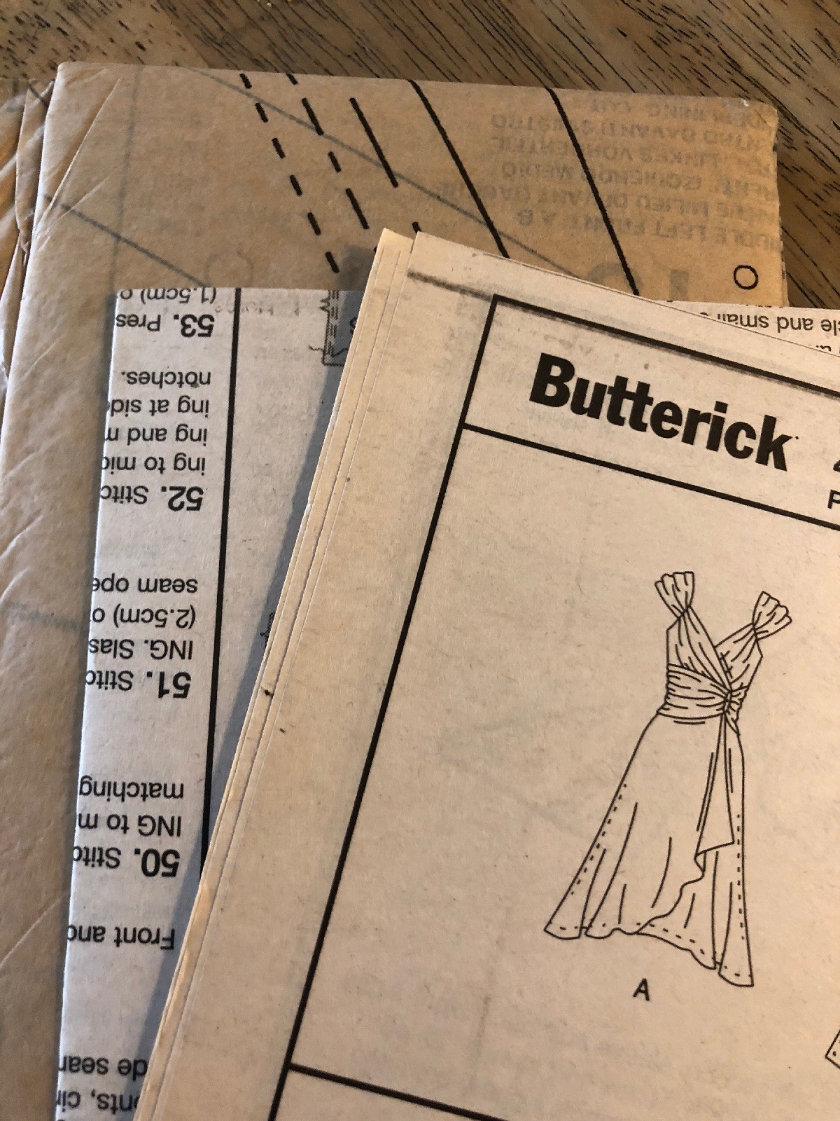 NEW Butterick Pattern B 4657 Misses' Plus sz 6-12 Fancy Wrap Front ...