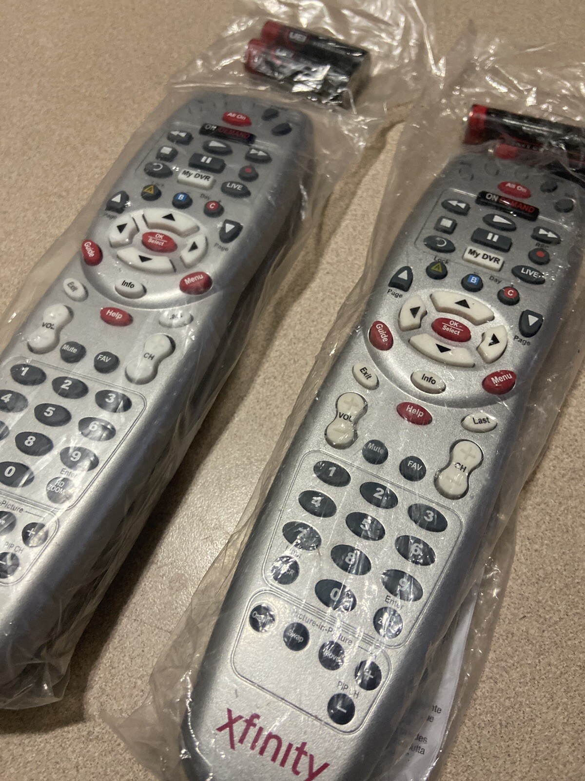 Xfinity Comcast Custom DVR 3 Device Remote, (LOT OF 2) Free Shipping | eBay