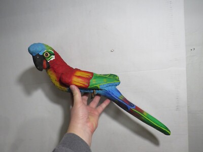 LG 22" Mexican Leather Hanging Tropical McCaw Parrot Bird Perch ...