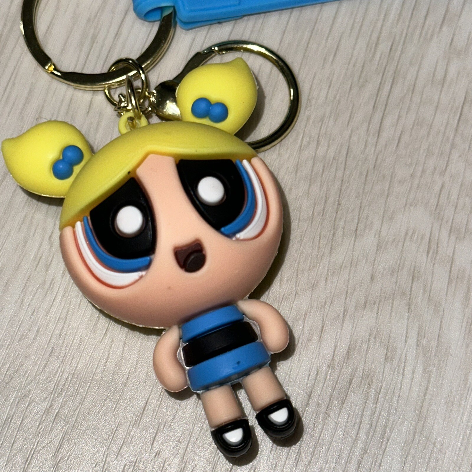 Bubbles The Powerpuff Girls Keychain ACG Cartoon Lovers 3D Collection ...