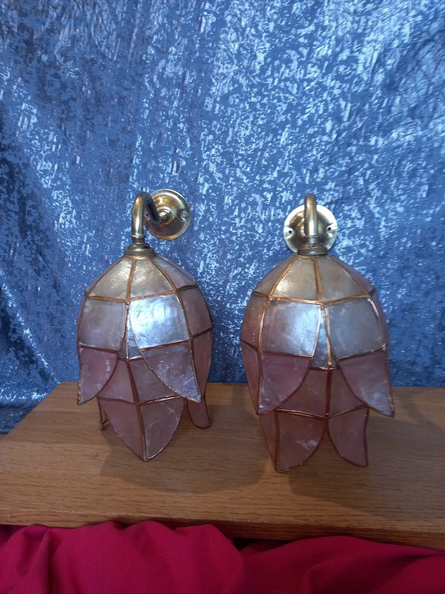Capiz Shell Wall Sconces