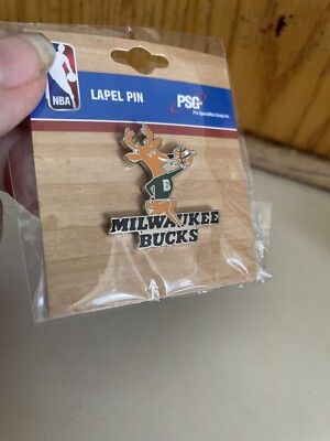 Milwaukee Bucks 🔥THROWBACK RETRO 🔥Logo Pin NBA🔥🏀🏀🏀 | eBay