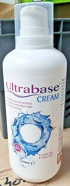 Ultrabase Emollient Moisturiser Cream 500g for Dry Skin Conditions ...