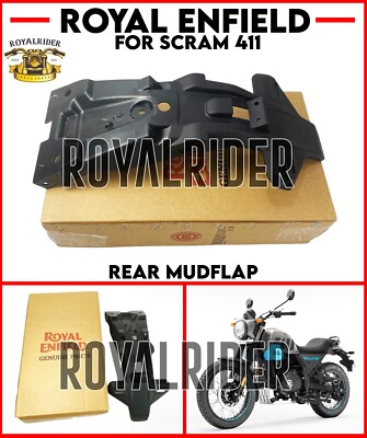 Fits Royal Enfield SCRAM 411 "MUDFLAP REAR, | eBay