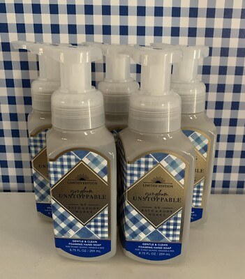 Five (5) ~ Bath Body Works ~ GINGHAM UNSTOPPABLE ~ Gentle Foaming Hand ...