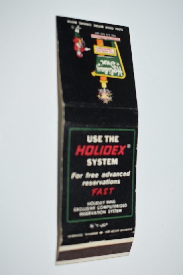 Holiday Inn Holidex Wichita Kansas 20 Front Strike Matchbook Cover | eBay