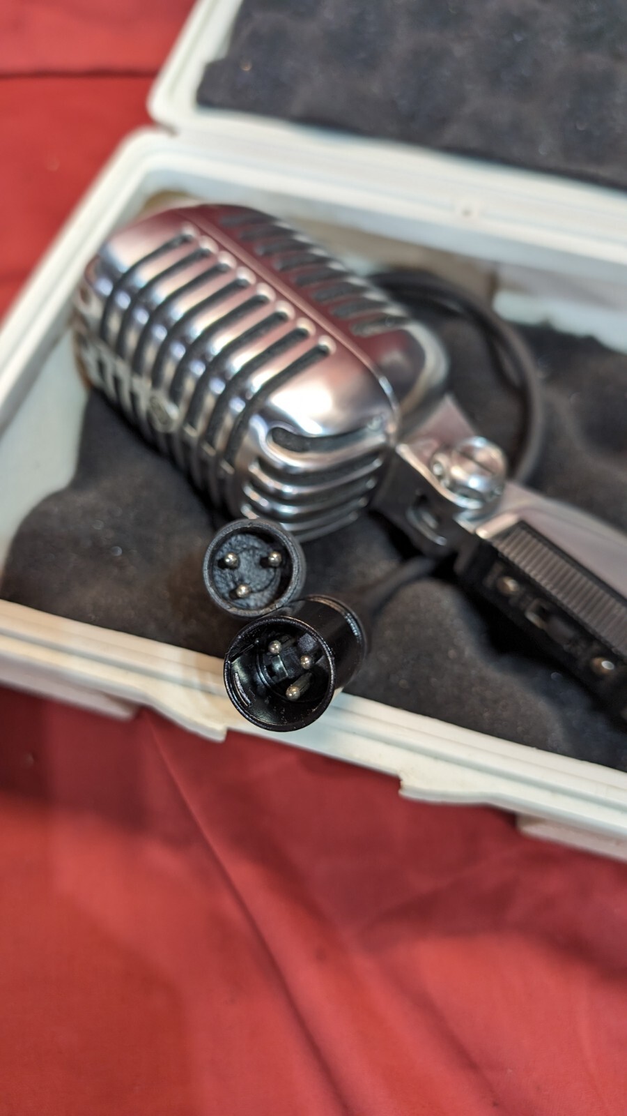 Shure PE 55 Vintage Microphone Elvis Mic Amazing Quality With Case and ...