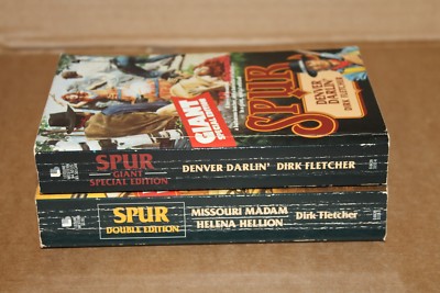 SPUR 2 GIANT PB BOOKS DENVER DARLIN' MISSOURI MADAM HELENA HELLION DIRK ...