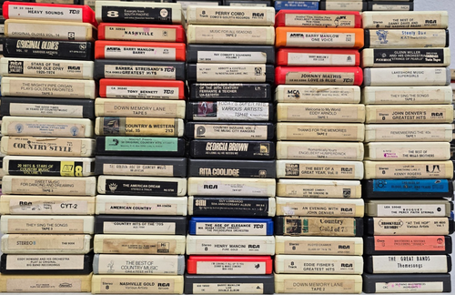 Lot of 75 Assorted 8-Tracks Pop Rock Country Vintage 8 Track Tape ...