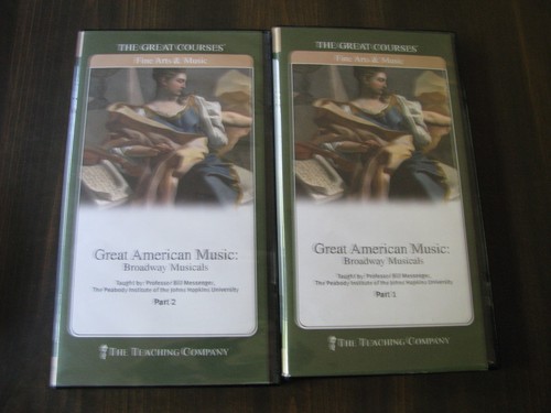 The Great Courses: American Music: Broadway Musicals 4 DVD Set ...