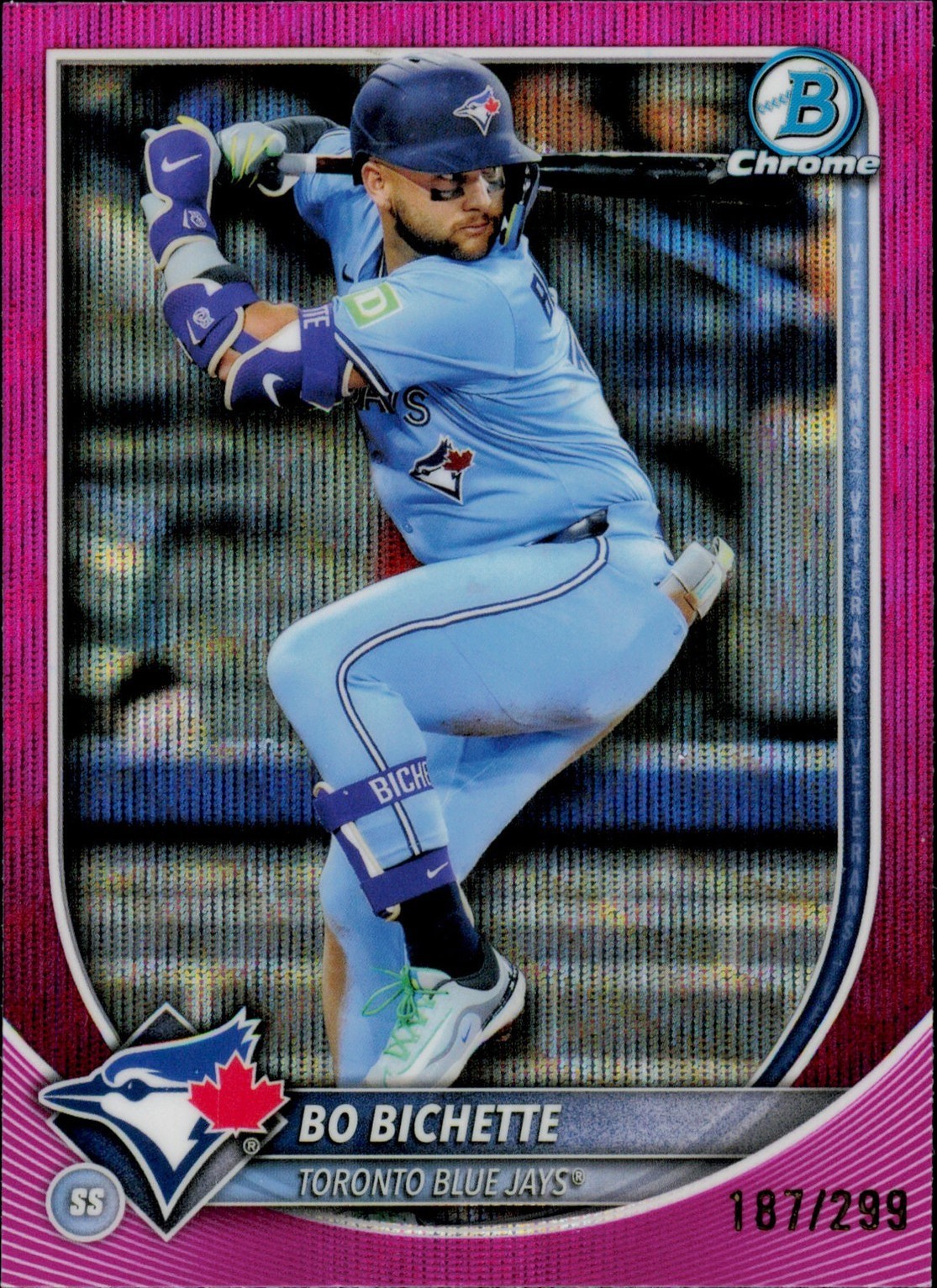 2025 Bowman Chrome - Bo Bichette, Bo Bichette #56 Fuchsia Refractor ...