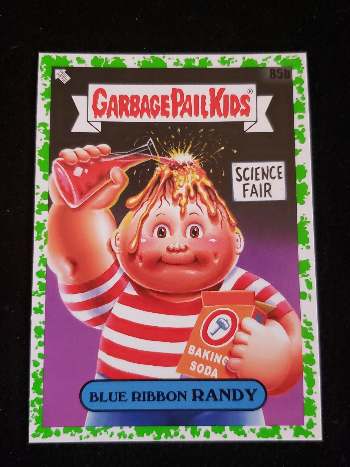2020 Garbage Pail Kids Booger GREEN BORDER 85b BLUE RIBBON RANDY LATE ...