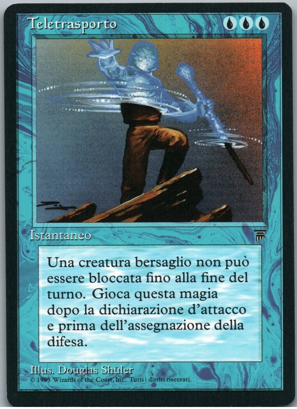 Legends Italian MTG Teleport Magic Rare | eBay