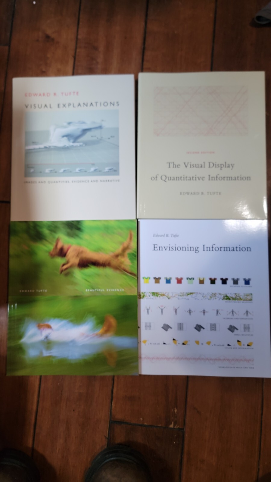 Edward Tufte 4-book Set NEW - Beautiful Evidence + Visual Explanations ...