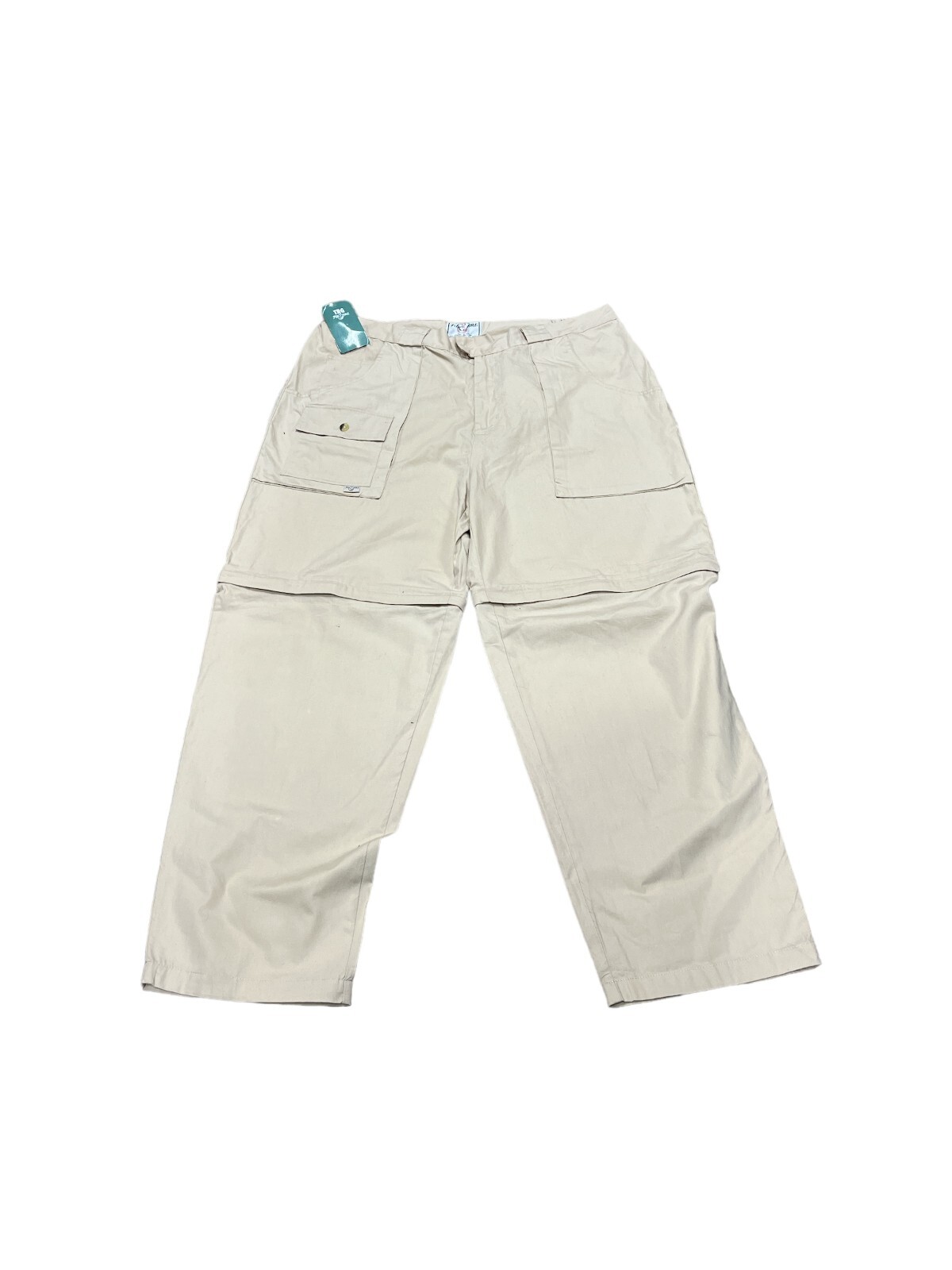 NWT 2X Big Khaki Zip Off Convertible Travel Pants Foxfire Thunder River ...