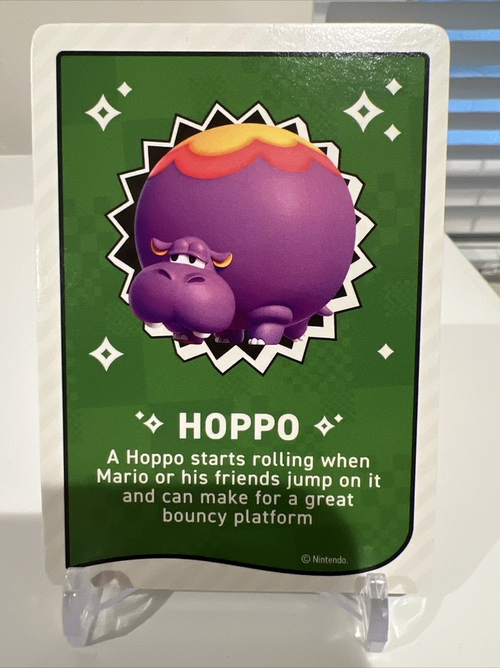 Hoppo Green Super Mario Bros Wonder Exclusive Trading Card Nintendo | eBay