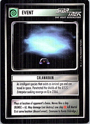 Star Trek Alternate Universe CCG Calamarain | eBay