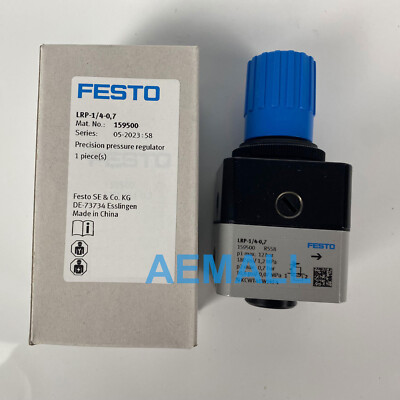 1PC New Festo LRP-1/4-0,7 159500 Precision Pressure Regulator | eBay