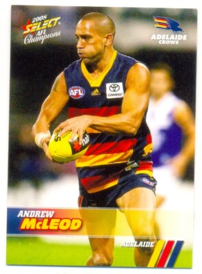 2008 Select AFL Champions Common Card 11 - Andrew McLeod - Adelaide ...