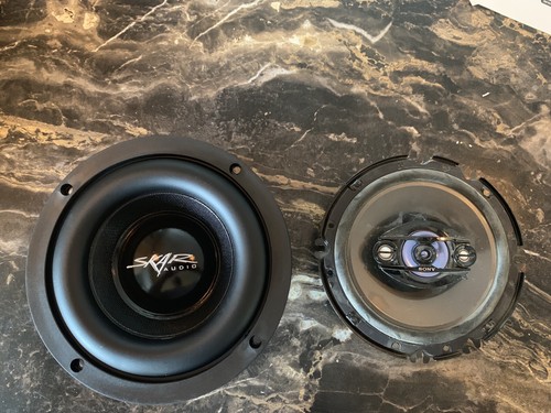 (2) Skar Audio Evl-65 D4 6.5" 400w Max Power Dual 4 Car Subwoofer ...