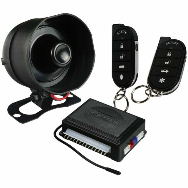 Car Alarm Security System Keyless Entry 2 Remote Controls ScyTek A20 ...