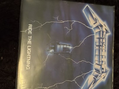 Metallica Ride the Lightning Vinyl LP Black Cardboard Sleeve Rock ...